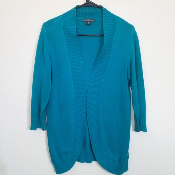 Covington | Sweaters | Turquoise Cardigan | Poshmark
